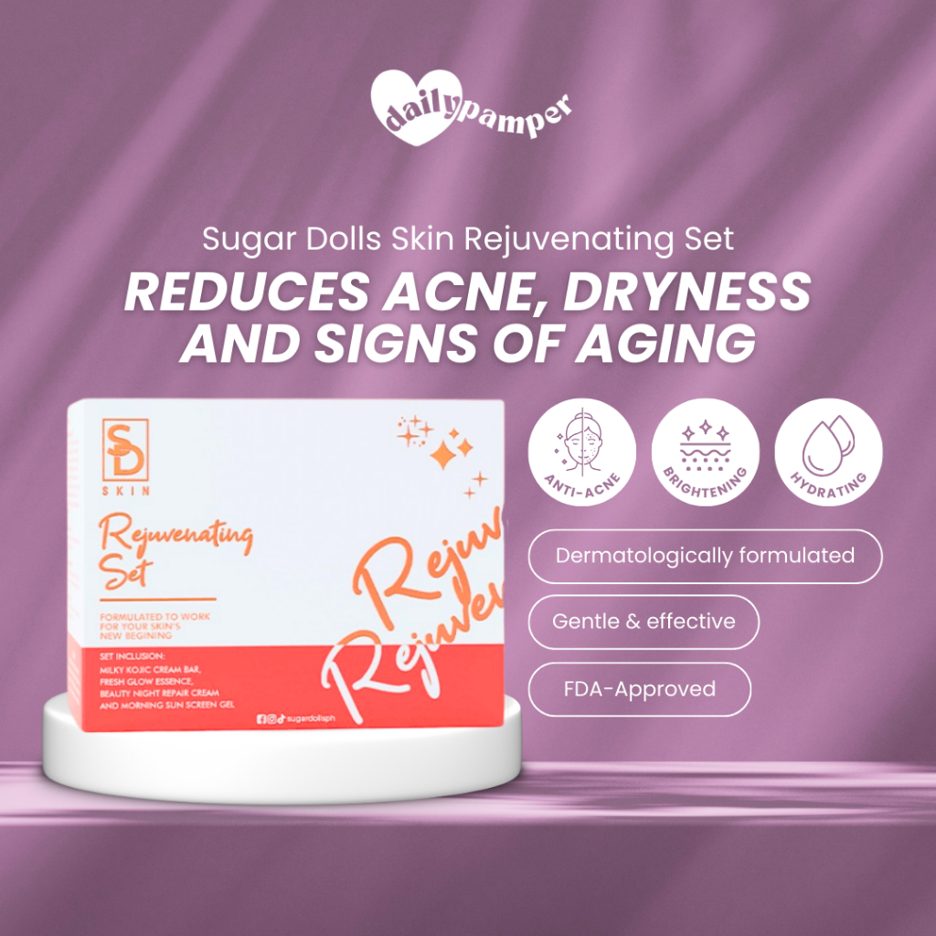 Sugar Dolls SD Skin Rejuvenating Set with Niacinamide & Glutathione ...