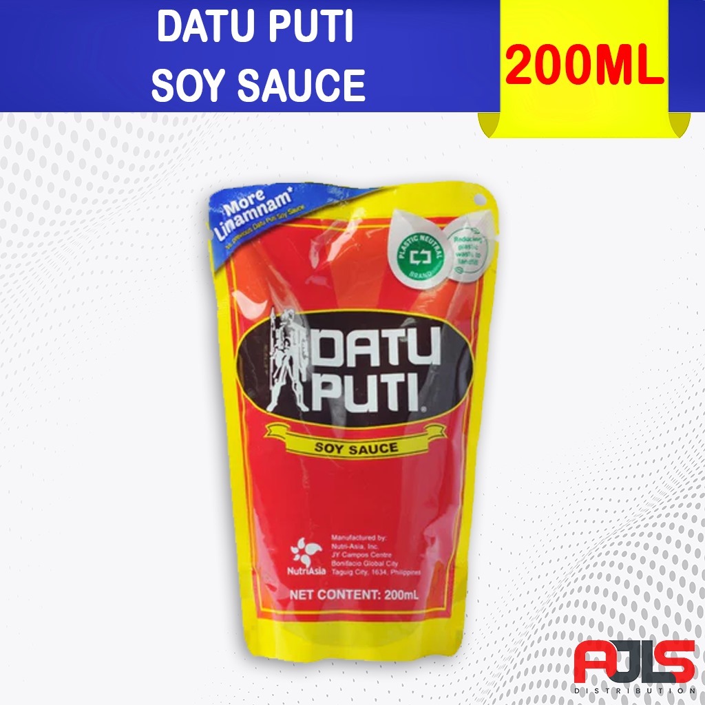 Datu Puti Soy Sauce Taba Pack 200ml | Shopee Philippines