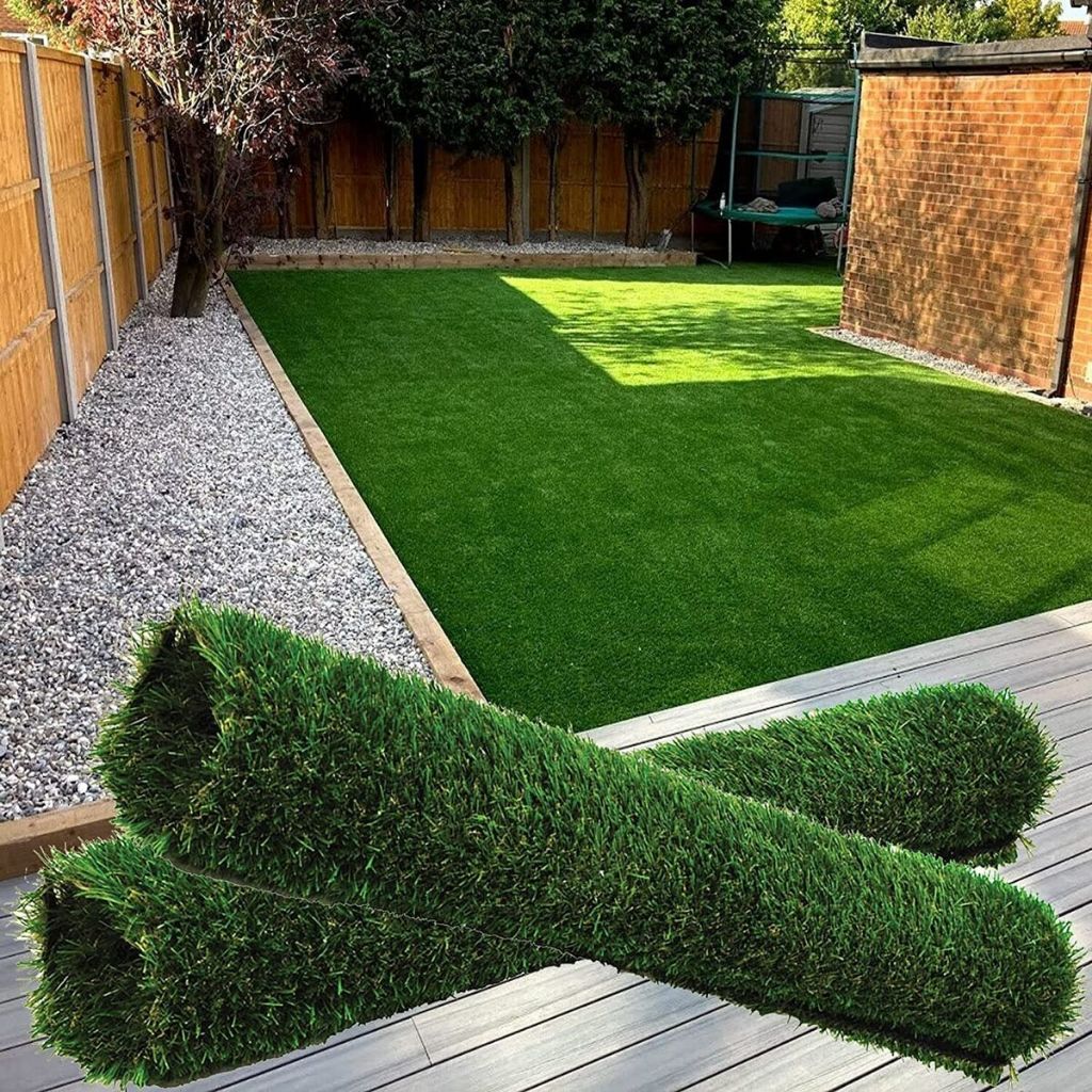 ARTIFICIAL GRASS MAT 2M OUTDOOR ARTIFICIAL GRASS PLASTIC MAT LAWN ...