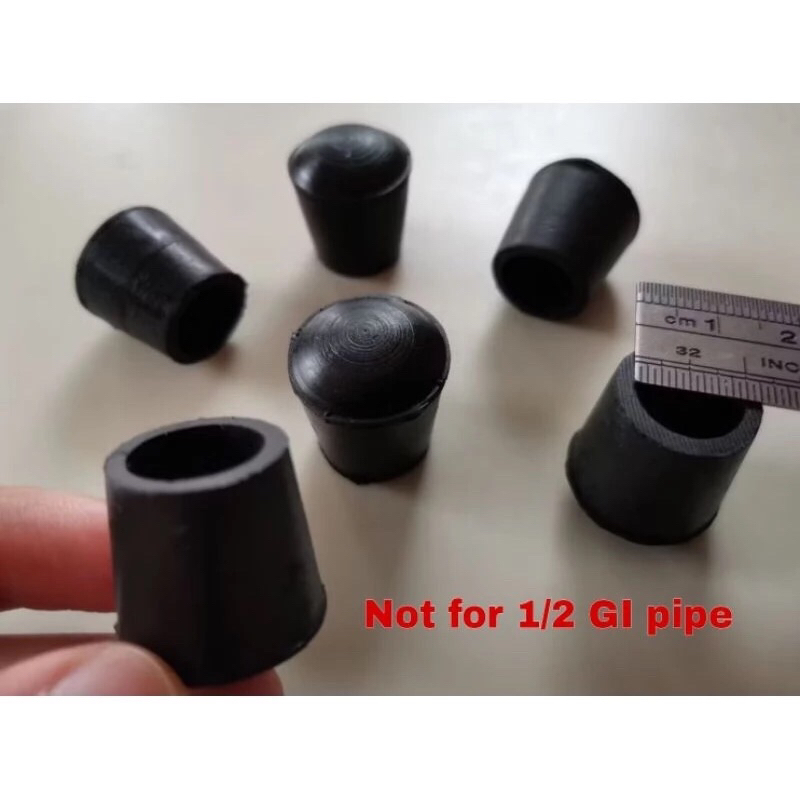 12 MM OR 1/2 INCH HEAVY DUTY ROUND OUTER Rubber Footings (SOLD PER ...