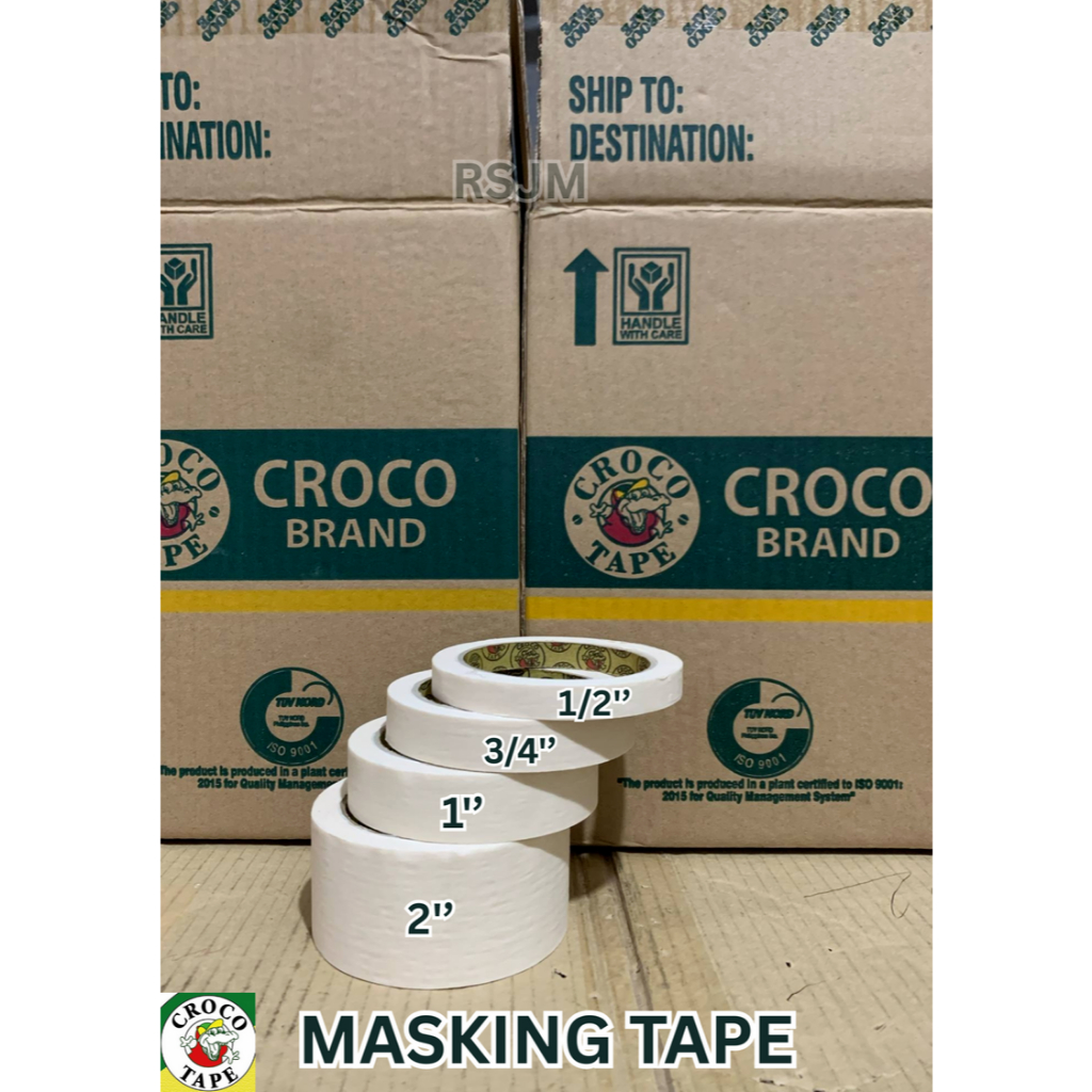 CROCO MASKING TAPE AND TAPERAN BRAND (RETAIL) | Shopee Philippines