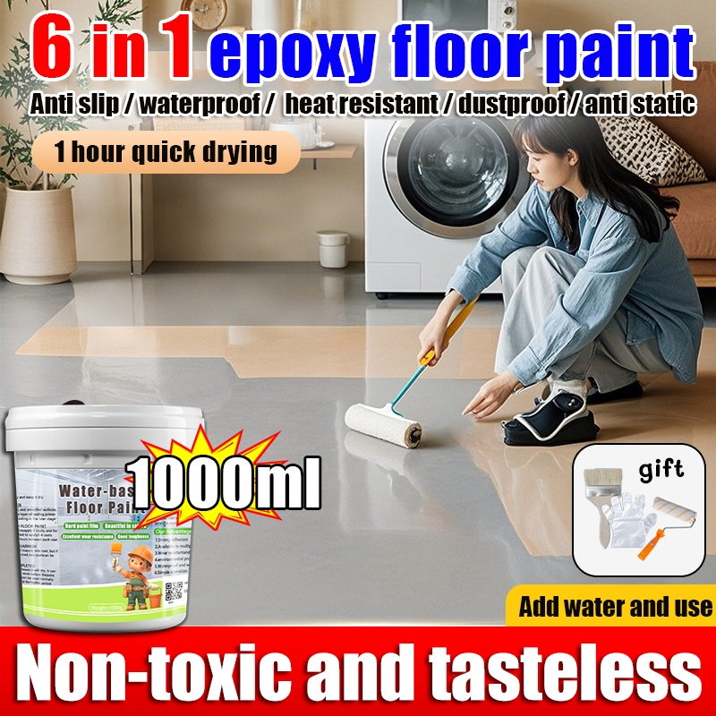 epoxy flooring paint glossy glow in the dark rain or shine elasto floor ...