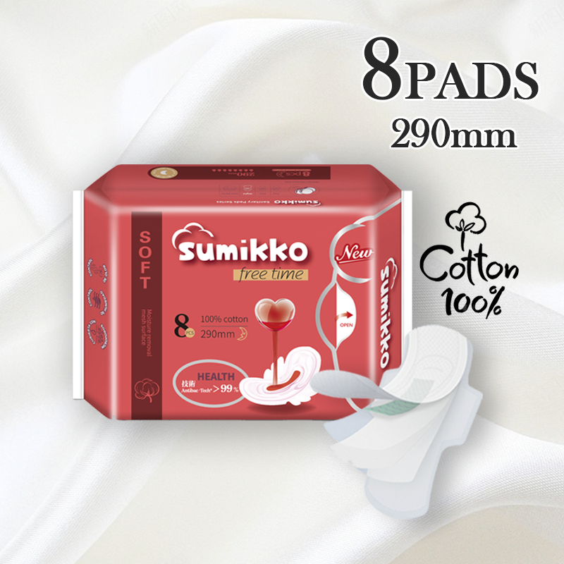 Sumikko Premium Sanitary Napkin Silk Floss (Day/Night-use) 6's 8's 245mm-290mm | Shopee Philippines