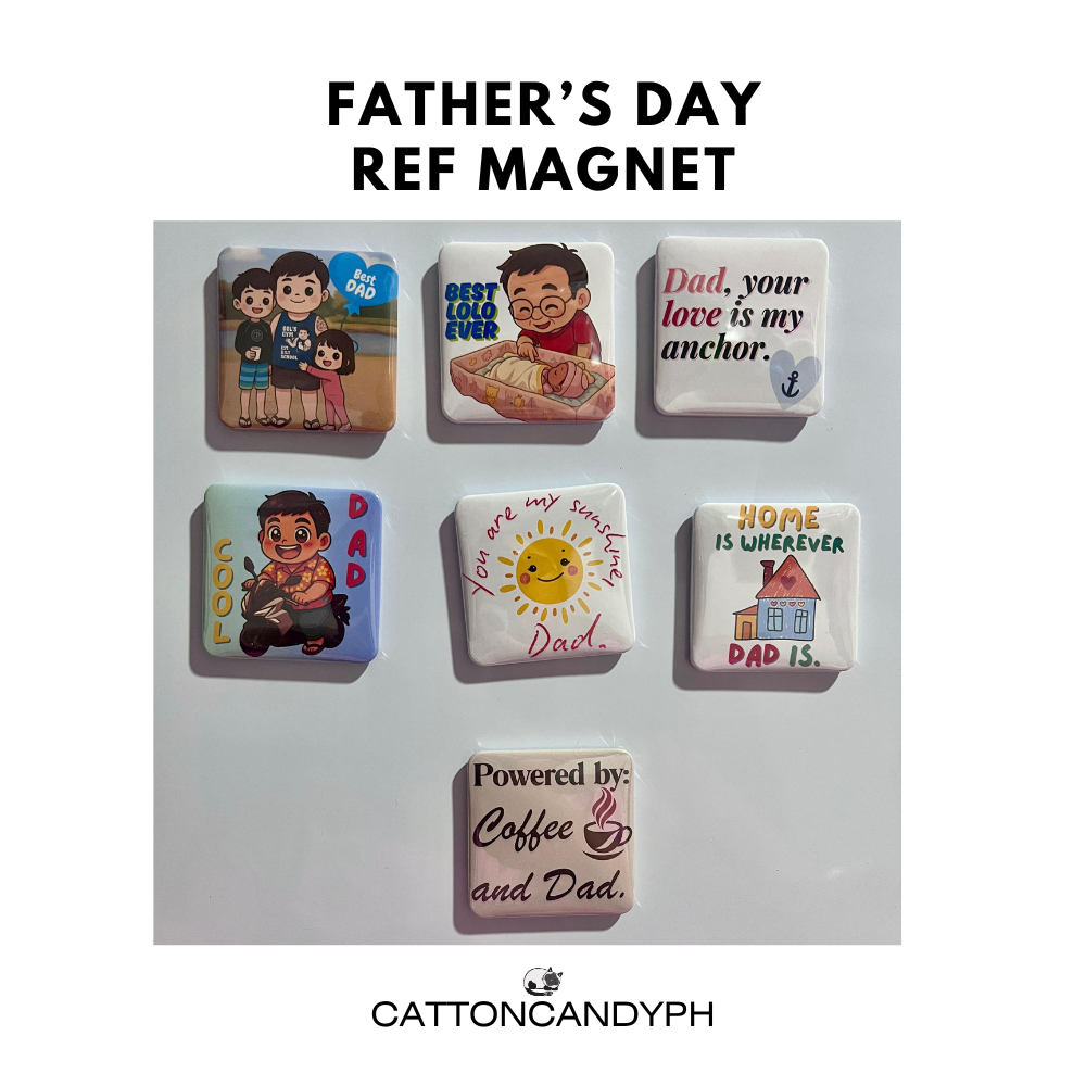 Father's Day Gift 2x2" Fridge Magnet – Keepsake for Dad | Shopee ...