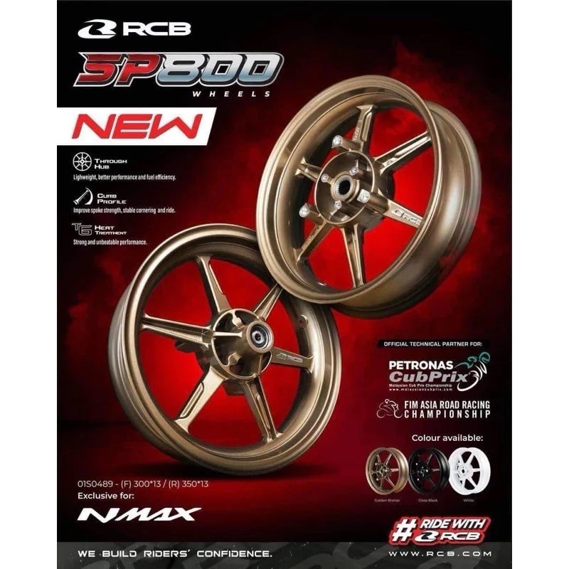 RCB MAGS SP800 YAMAHA NMAX V2 13" (RB6) | Shopee Philippines