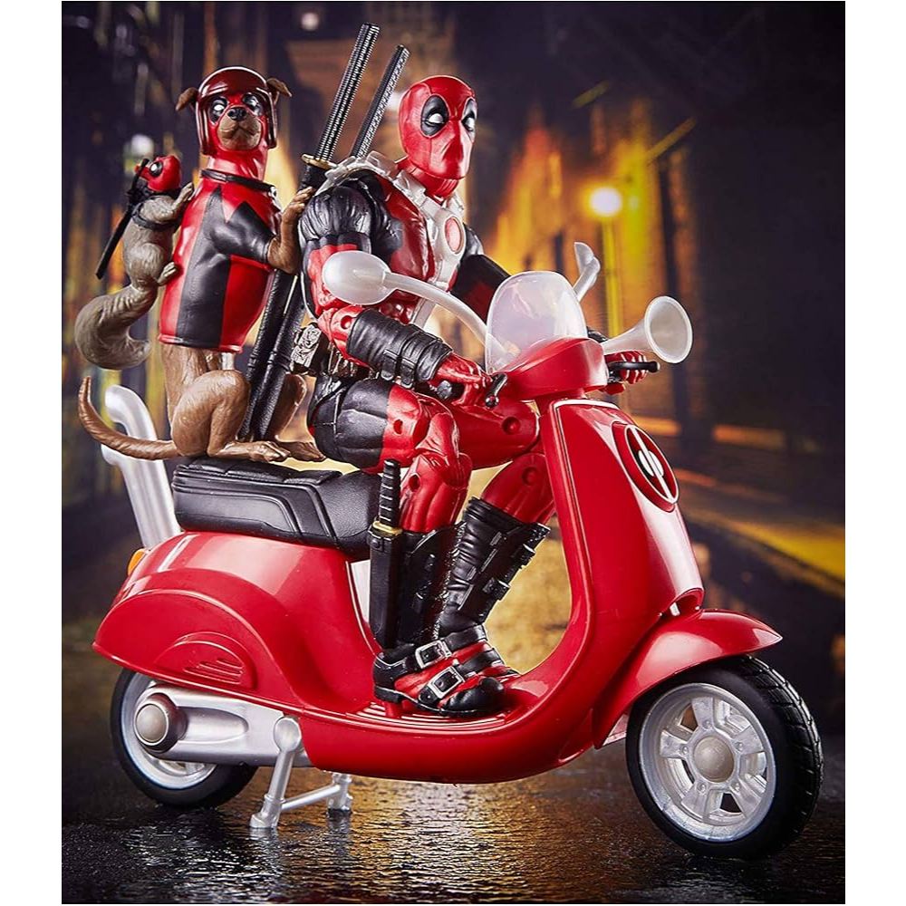 MARVEL LEGENDS DEADPOOL CORPS RIDER SERIES SCOOTER (MISB) | Shopee ...