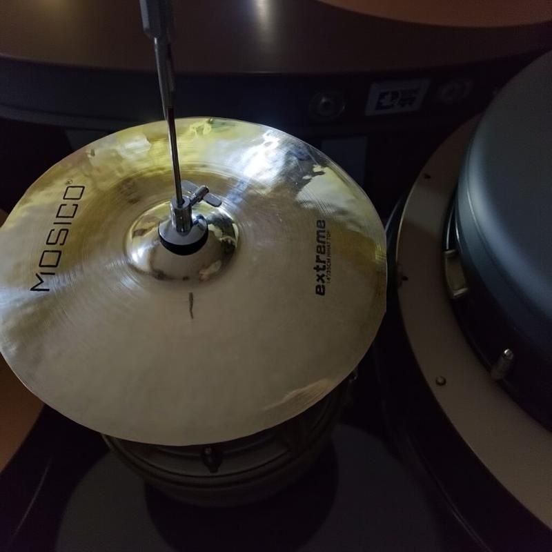 MOSICO EXTREME HIHAT 14" 15" CYMBAL B20 CAST BRONZE by ARBOREA CYMBALS ...