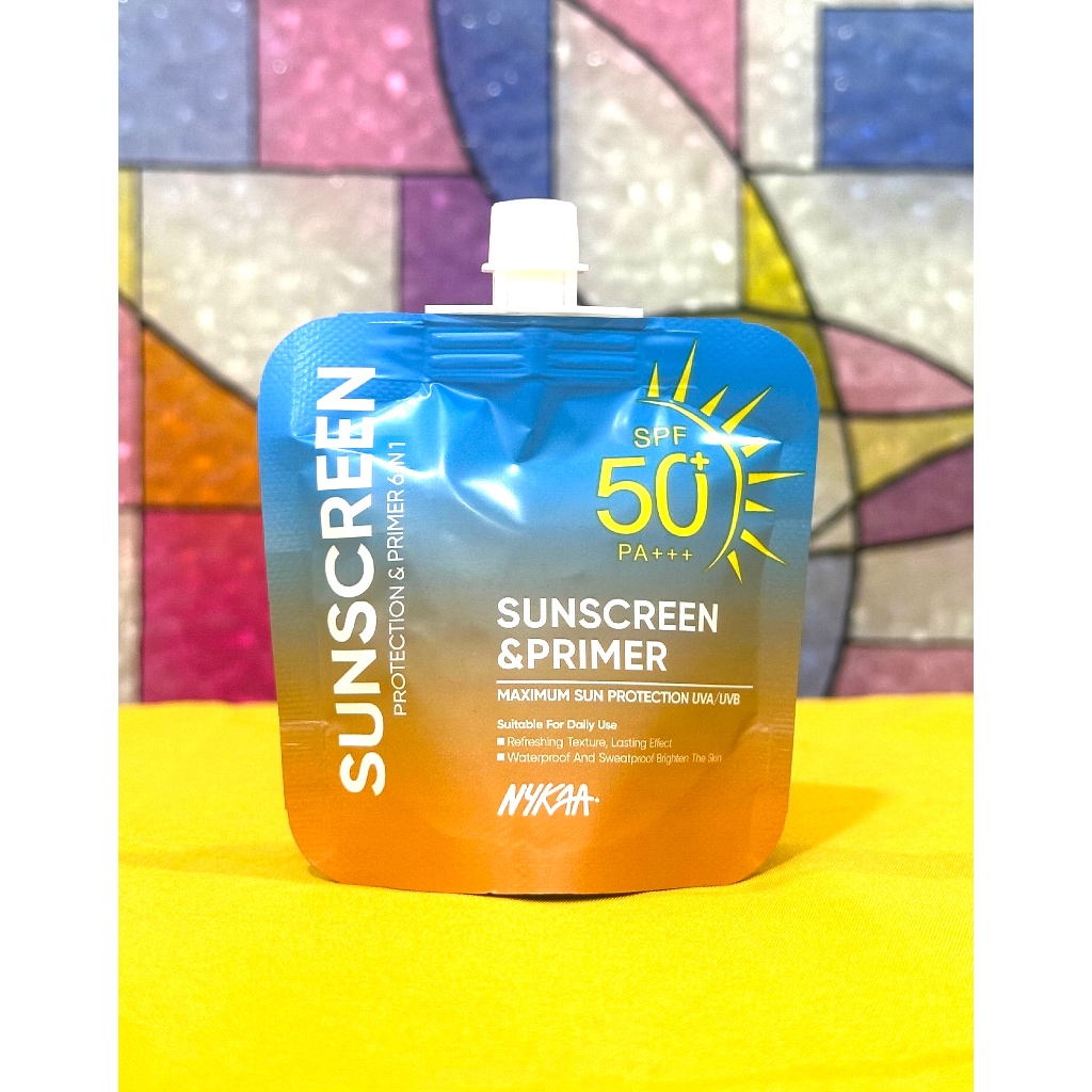 NYKAA Sunscreen & Primer SPF 50 PA +++(30ml) | Shopee Philippines