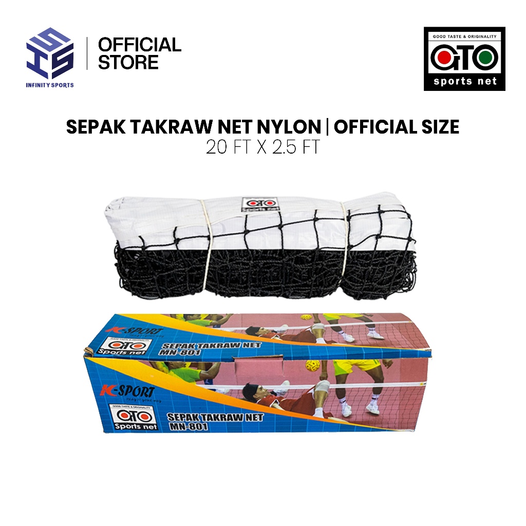 GTO Nets | Sepak Takraw Net Nylon Official (MN-801) | Shopee Philippines