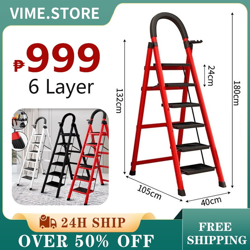 {big Promotions} ladder foldable 6 Layers Household Ladder Portable ...