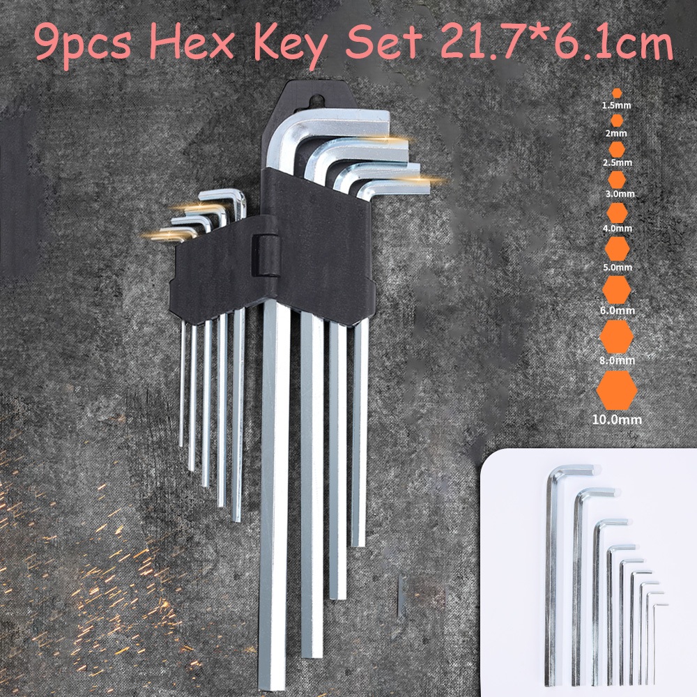 9 Pcs Hex Key Set Star Allen Wrench Set Original Torx Wrench Flower ...