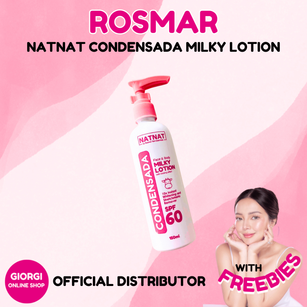 ROSMAR Natnat Condensada Milky Lotion SPF 60 | Shopee Philippines