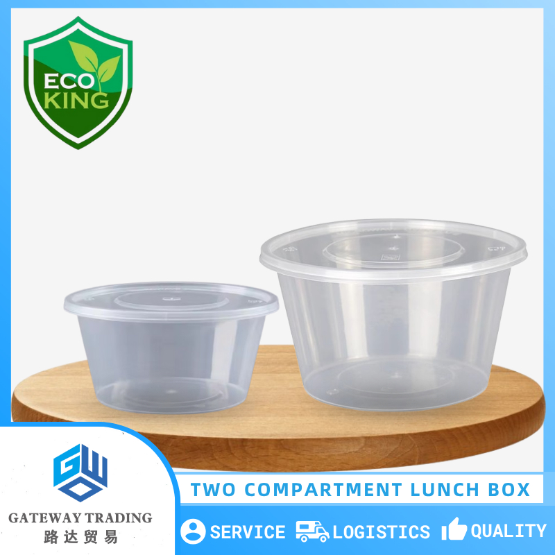 10PCS Eco King Round Disposable Microwavable Food Container Circle ...