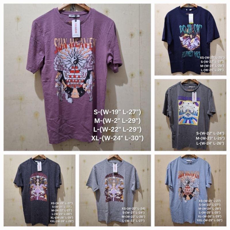 GRAPHIC COTTON LADIES T-SHIRT AUTHENTIC OVERRUN | Shopee Philippines