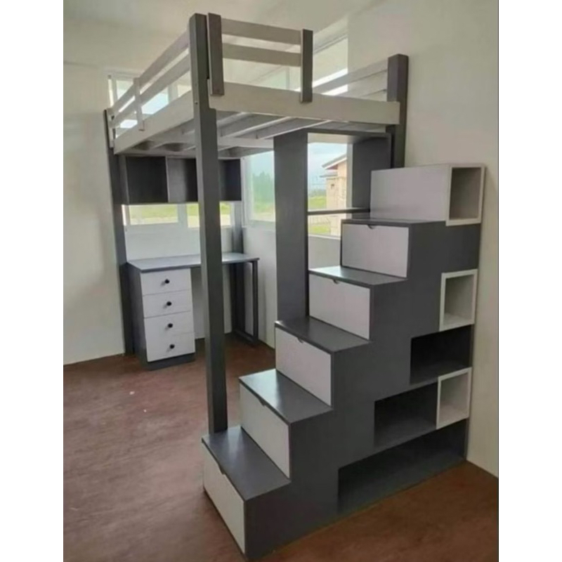 Bbrand Neww Originall Loft Bed With Shelves And Drawer | Shopee Philippines