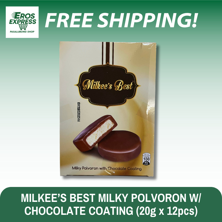 MILKEE’S BEST MILKY POLVORON W/ CHOCOLATE COATING (20g x 12pcs ...