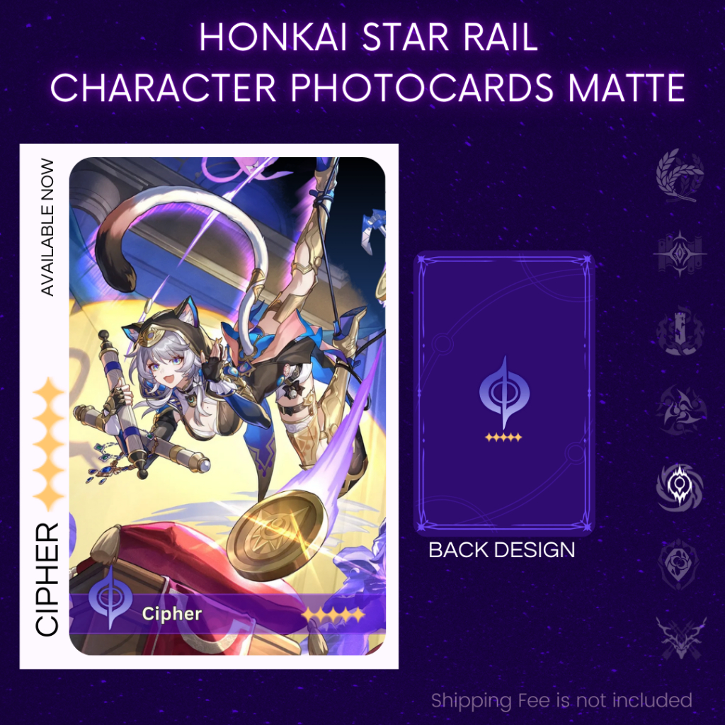Honkai Star Rail Character Photocards Matte | Shopee Philippines