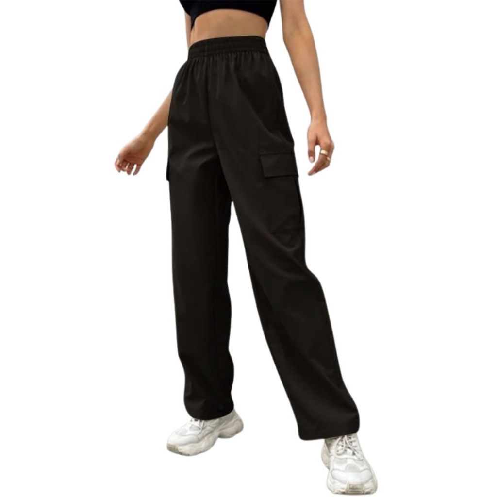 LESEKA Korean Fashion Khloe Jogger Pants High Waist 2 Side Pocket ...