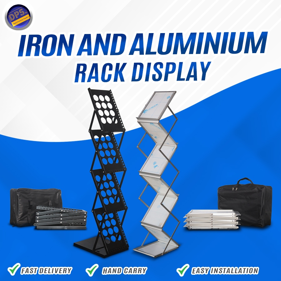 DPS A4 Aluminum 5 Layers or Iron 4 Layers Foldable Magazine Brochure ...