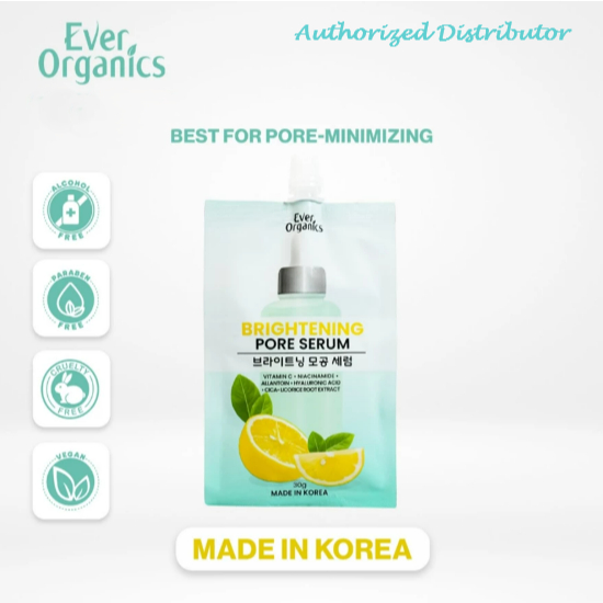 Ever Organics - Brightening Pore Serum (Moisturizer, Whitening ...