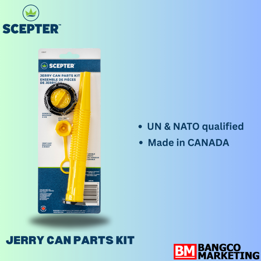 Jerry can Parts Kit - Scepter (Flexible Self-Venting Spout) | Shopee ...