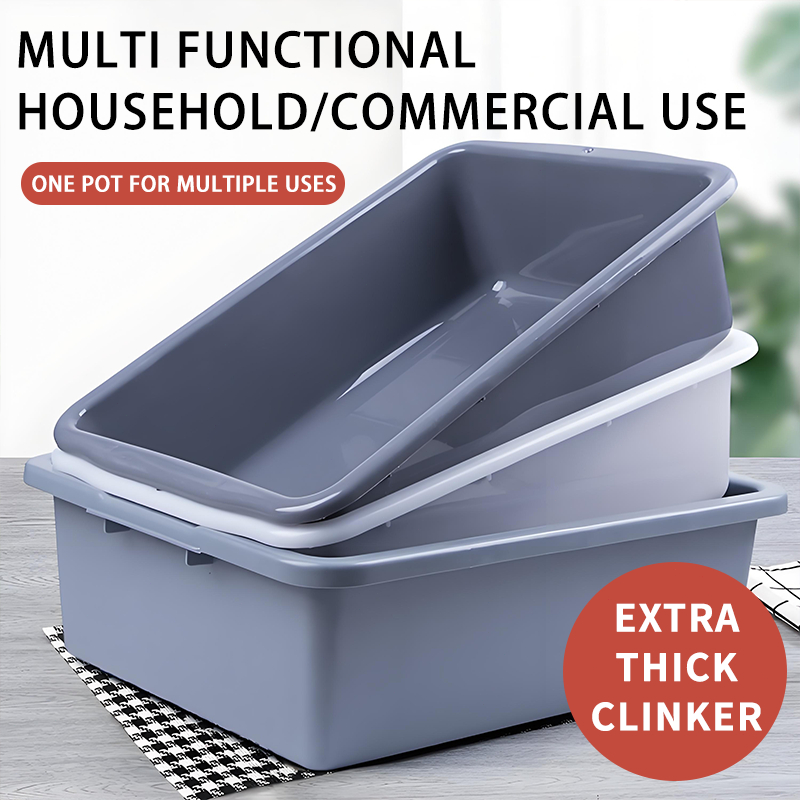 Thickened rectangular hotel dining basin vegetable washing basin large ...