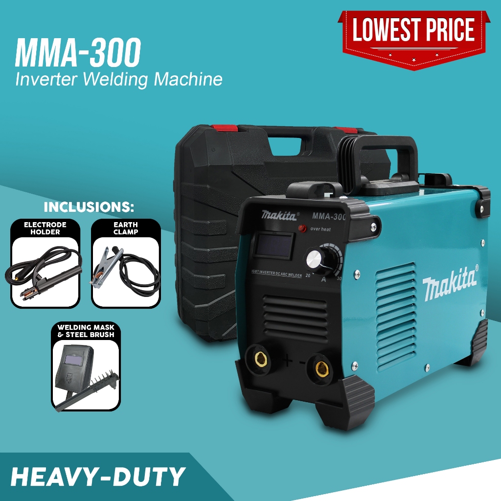 MK MMA-300 Portable Inverter DC Welding Machine (with Case) | Shopee ...