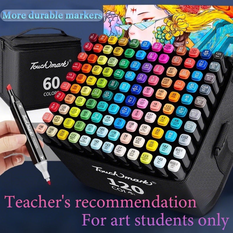 Alcohol Marker Art Marker pen set Dual Head Oily marker pen 30/80/204 ...