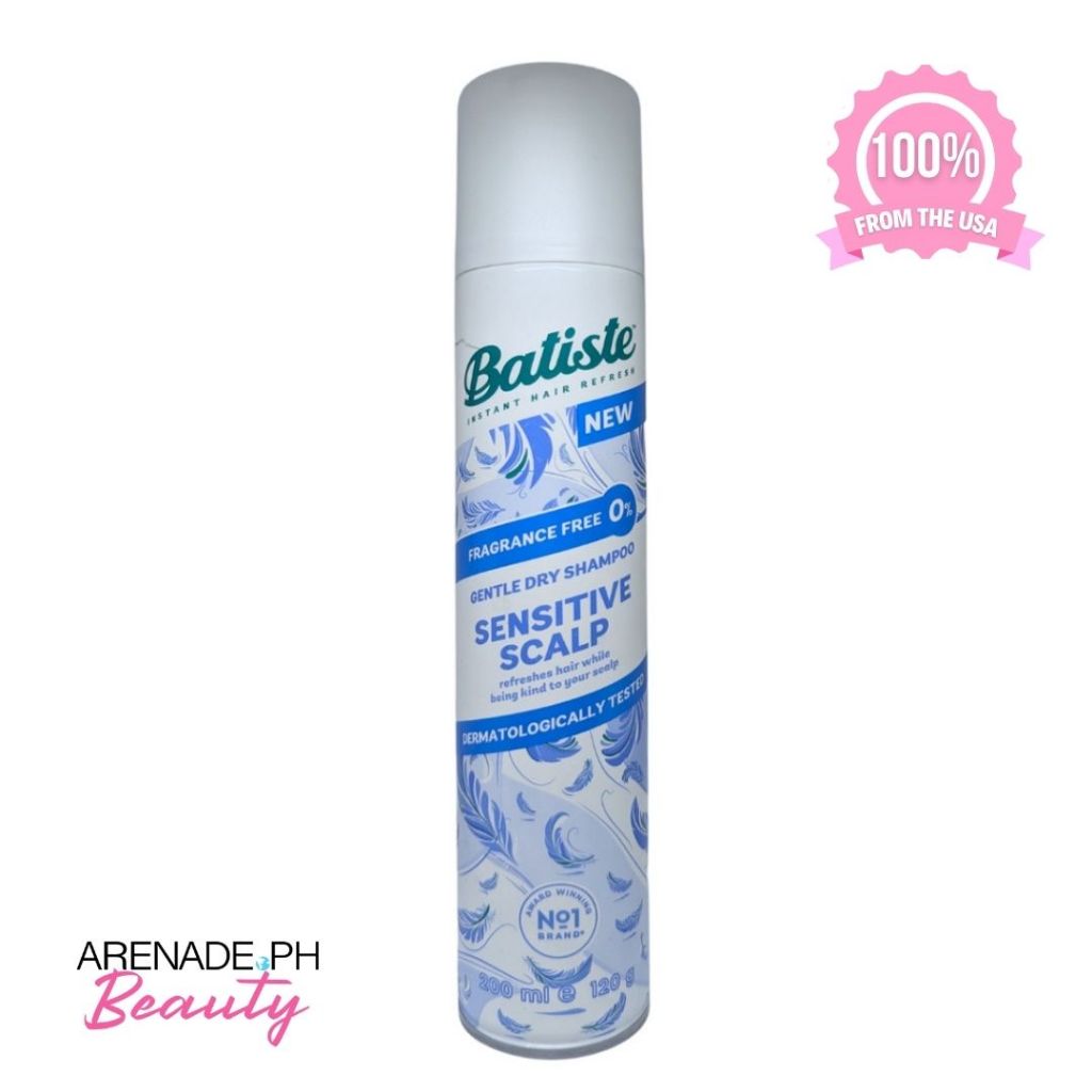 Batiste Fragrance Free Dry Shampoo For Sensitive Scalp, 200 ml | Shopee ...