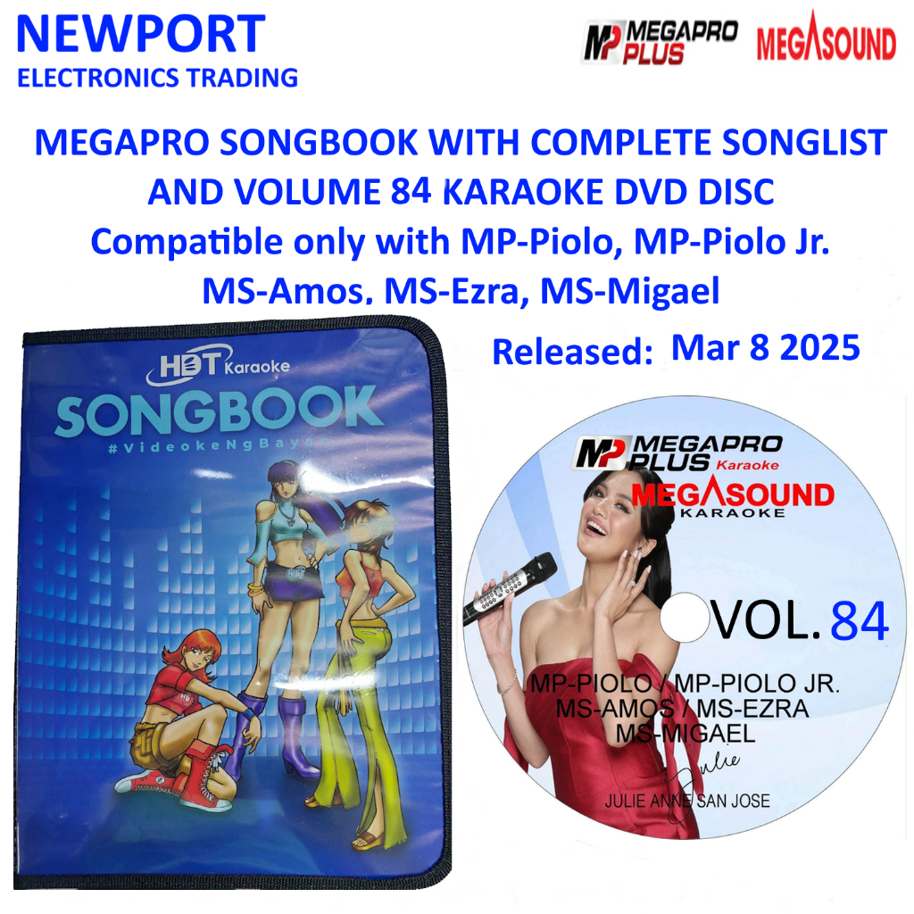 Vol. 84: Megapro Plus MP-100NS Piolo Karaoke DVD and Megapro Plus ...