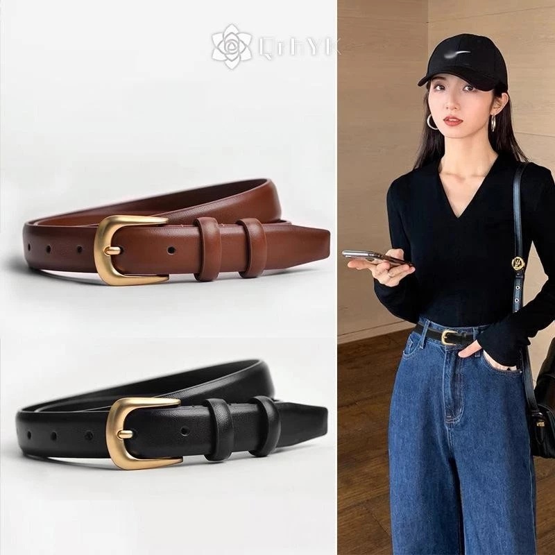 Belt Women’s Belt Korean Fashion Women Lady's Belts Leather Metal ...