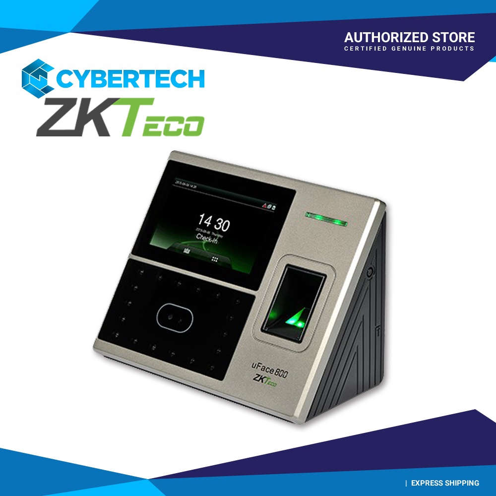 Zkteco Uface800/Id - Time And Attendance Fingerprint Face Recognition ...
