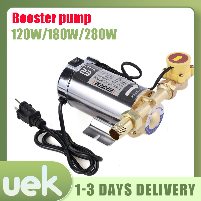 Water Booster Pump 220V 120W/180W/280W Electronic Automatic Home Shower ...