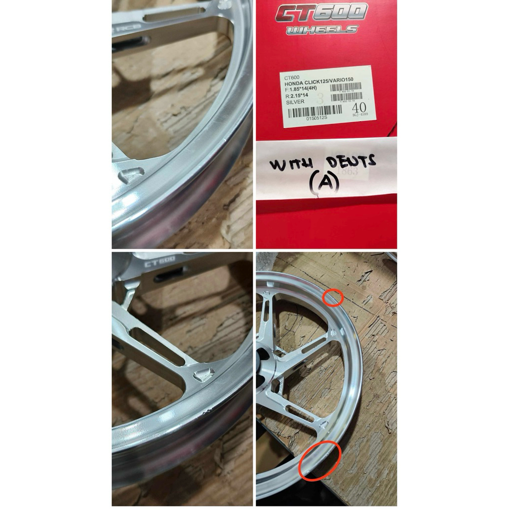 RCB CT600 Click 125 and Click 150 4 Holes 1.85 x 2.15 x14 Mags | Shopee ...