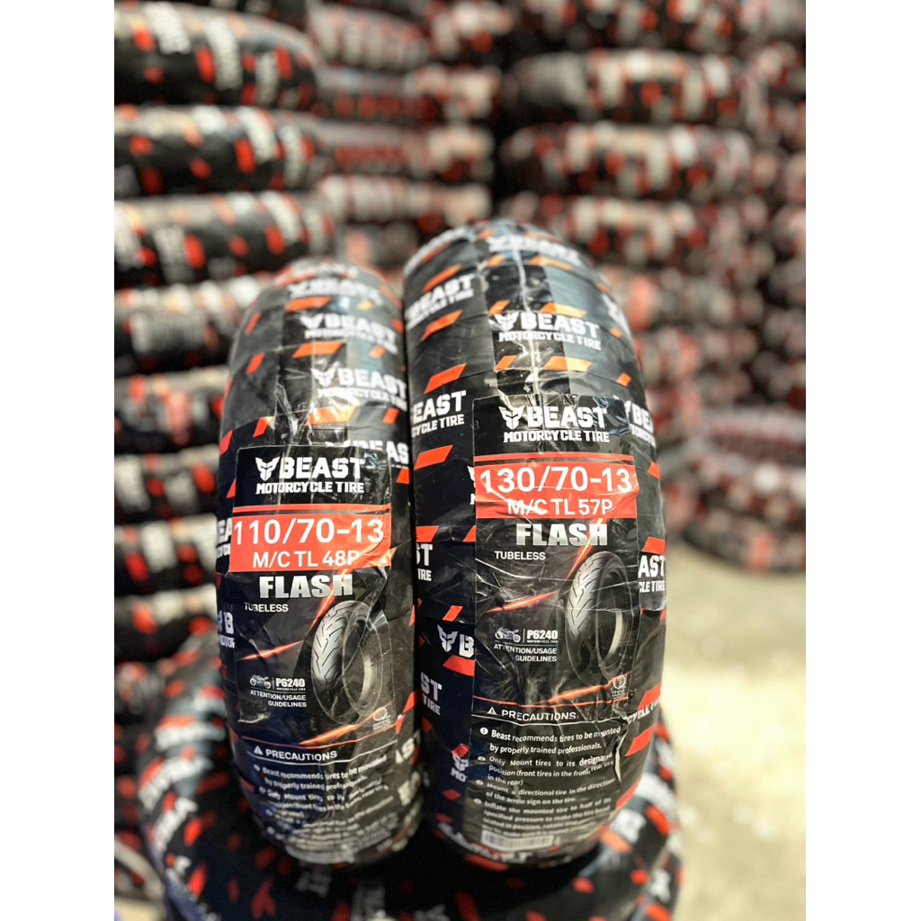 BODEGA SALE!! BEAST TIRE FLASH SET FOR NMAX FREE SEALANT | Shopee ...