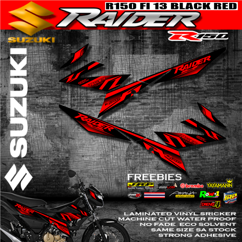 Raider 150 Fi Decals Sticker With Freebies | Shopee Philippines