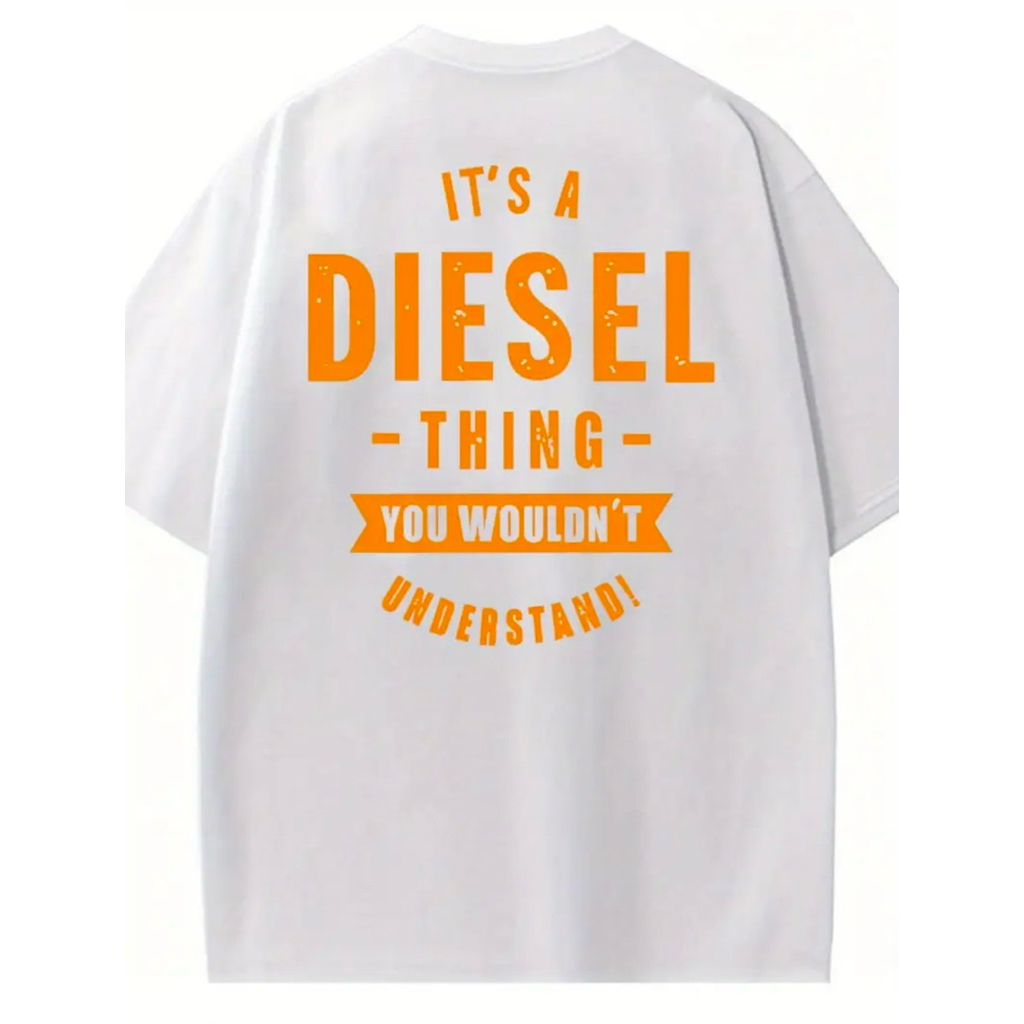 Diesel Thing Back to Back Print High Quality Statement Unisex Shirt ...