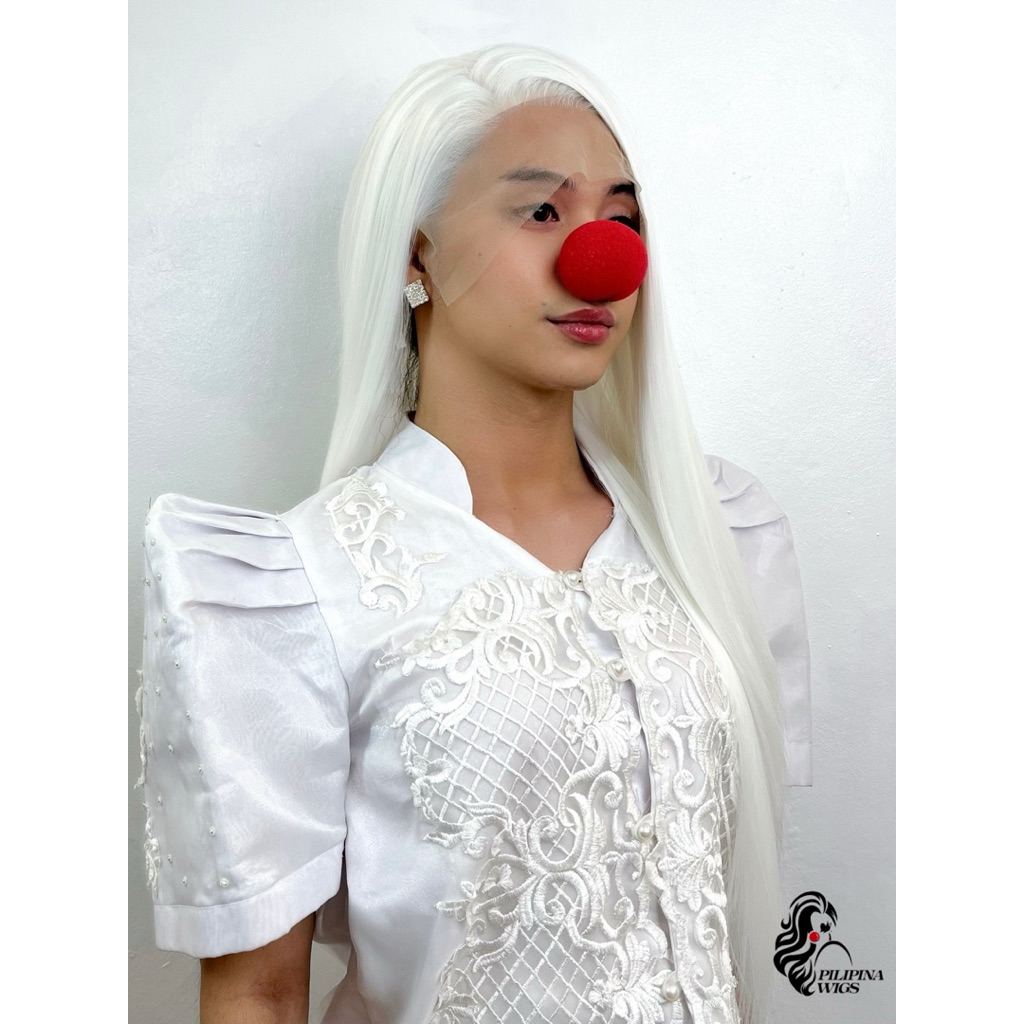 Pilipina Wigs 13x4 Lace Frontal 30 Inch Wig “Bacteria” in “White” unit ...