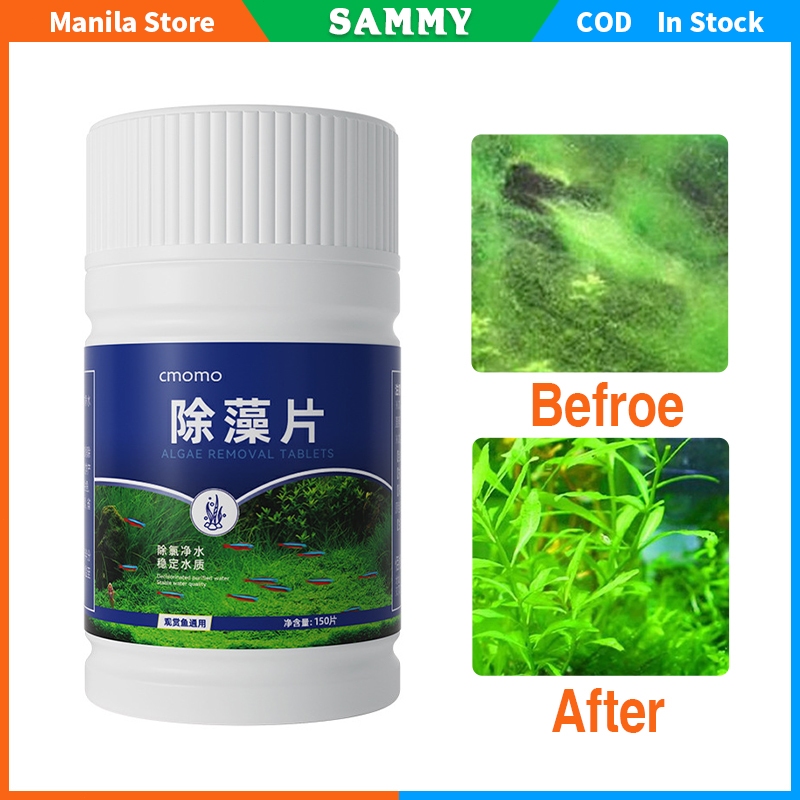 150pcs Aquarium Algae Remover Fish Tank Tablets Fast Dissolving ...