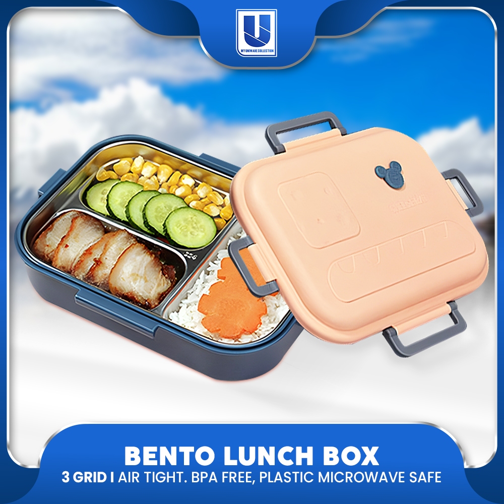 Kids Cartoon Bento Lunch Box 304 Stainless Steel For Kids Adults ...