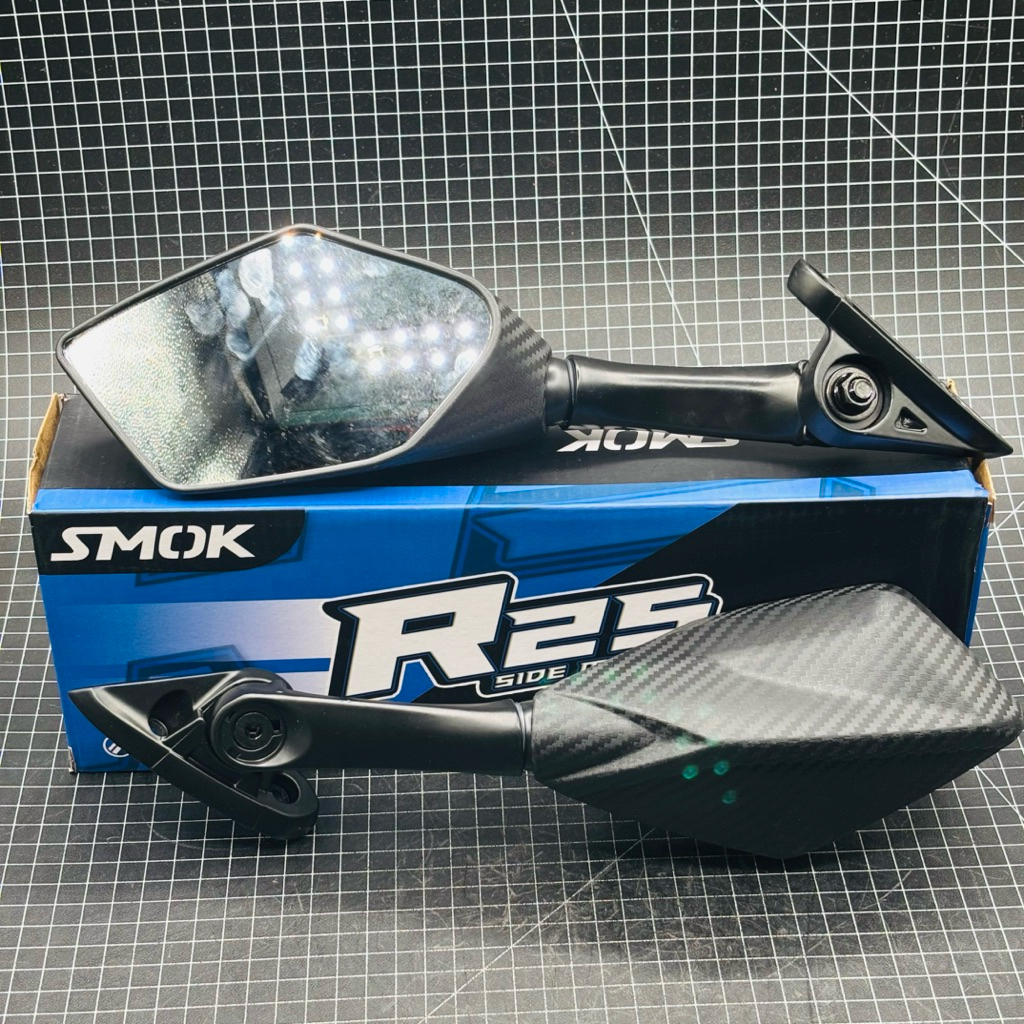 SMOK NINJA BLACK CARBON R25 SIDE MIRROR SET | Shopee Philippines