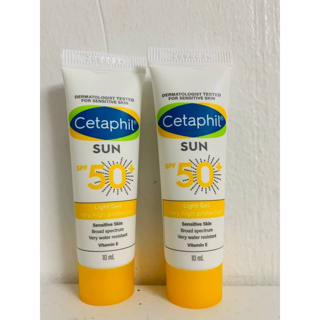 Cetaphil Sun Protection SPF 50 Light Gel 10ml (TRAVEL SIZE) | Shopee ...
