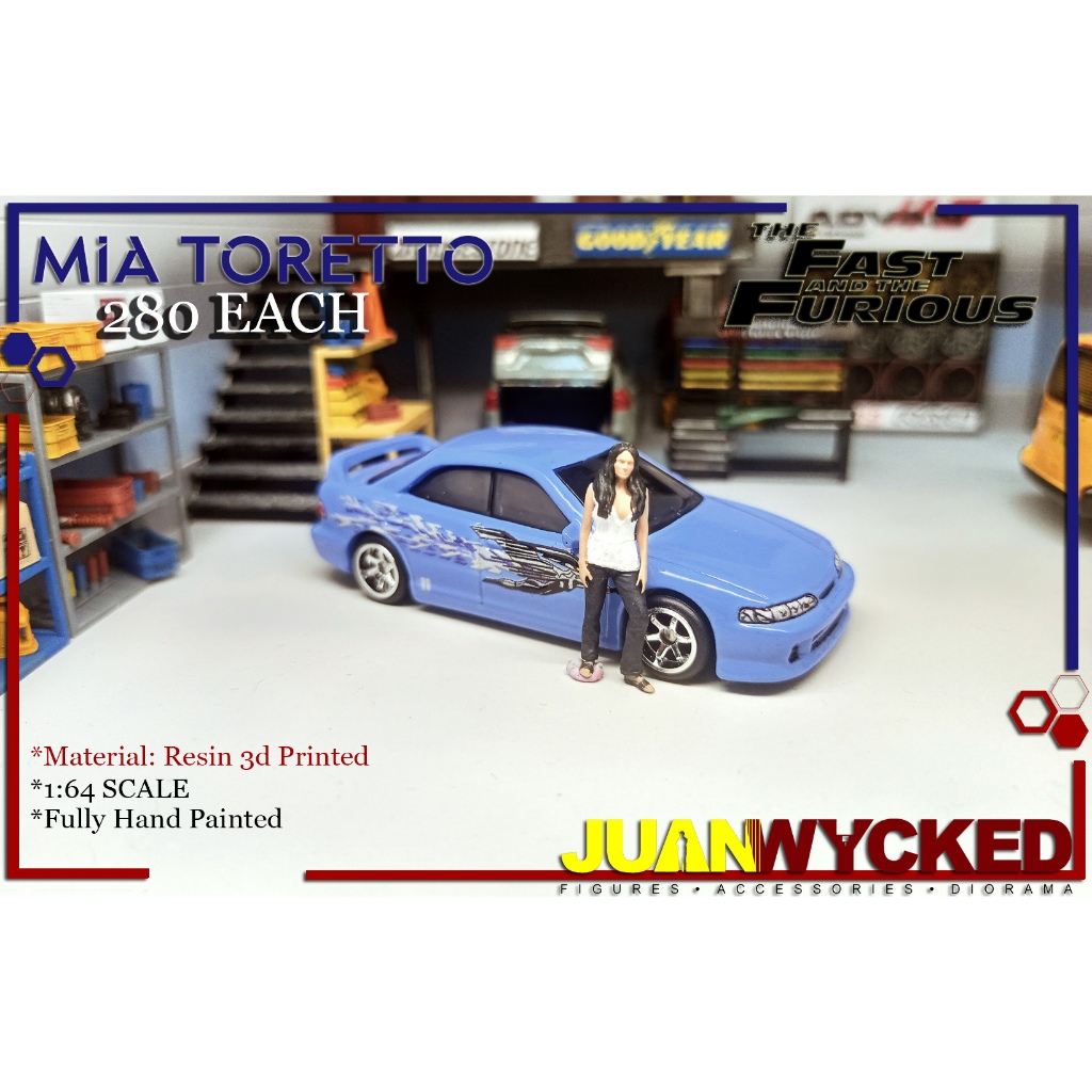 1:64 Fast and Furious - Mia Toretto - JuanWycked 3d | Shopee Philippines