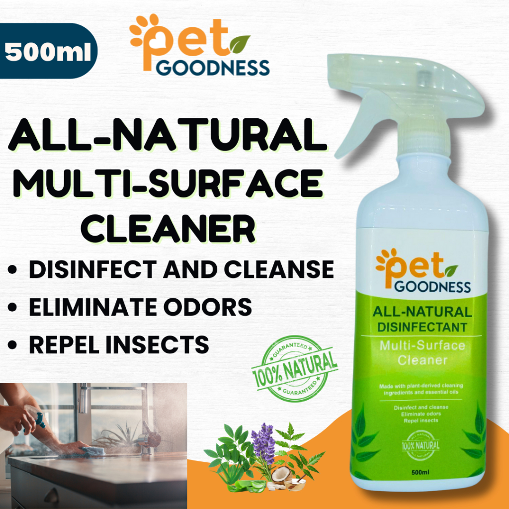 Multi-Surface Disinfectant Cleaner 500ml Safe for Pets,Kids & Plants ...