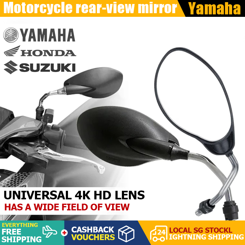 YAMAHA Motorcycle Side Mirror Y125ZR H2C Clear Lens No Grade V2 Mio ...