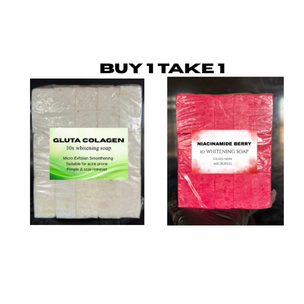 gluta nia soap 10xwhitening soap buy 1 take 1 2kilo | Shopee Philippines