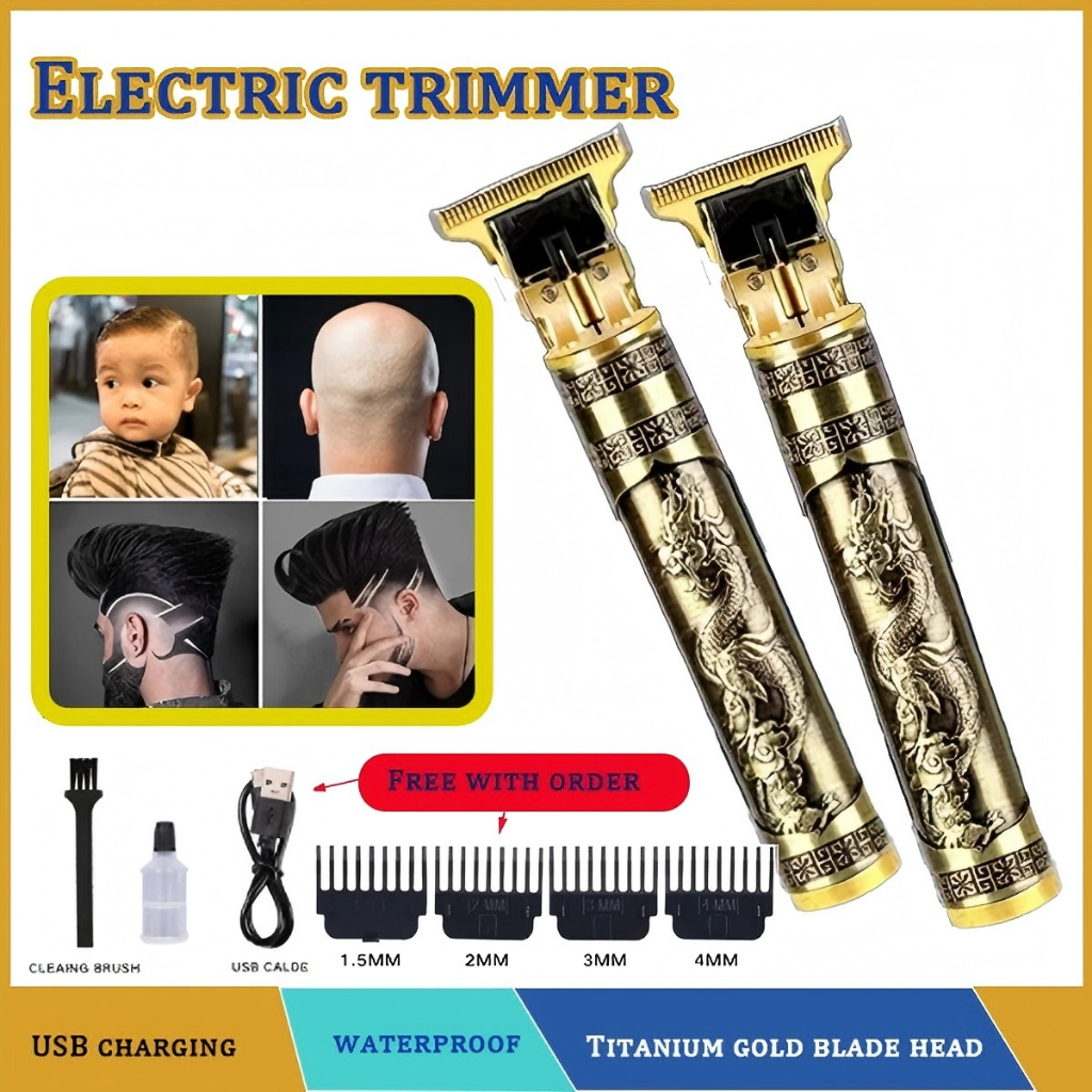 T90mm Professional Hair Clipper Electric Waterproof Portable Rechargeable Trimmer Hair Clipper ...