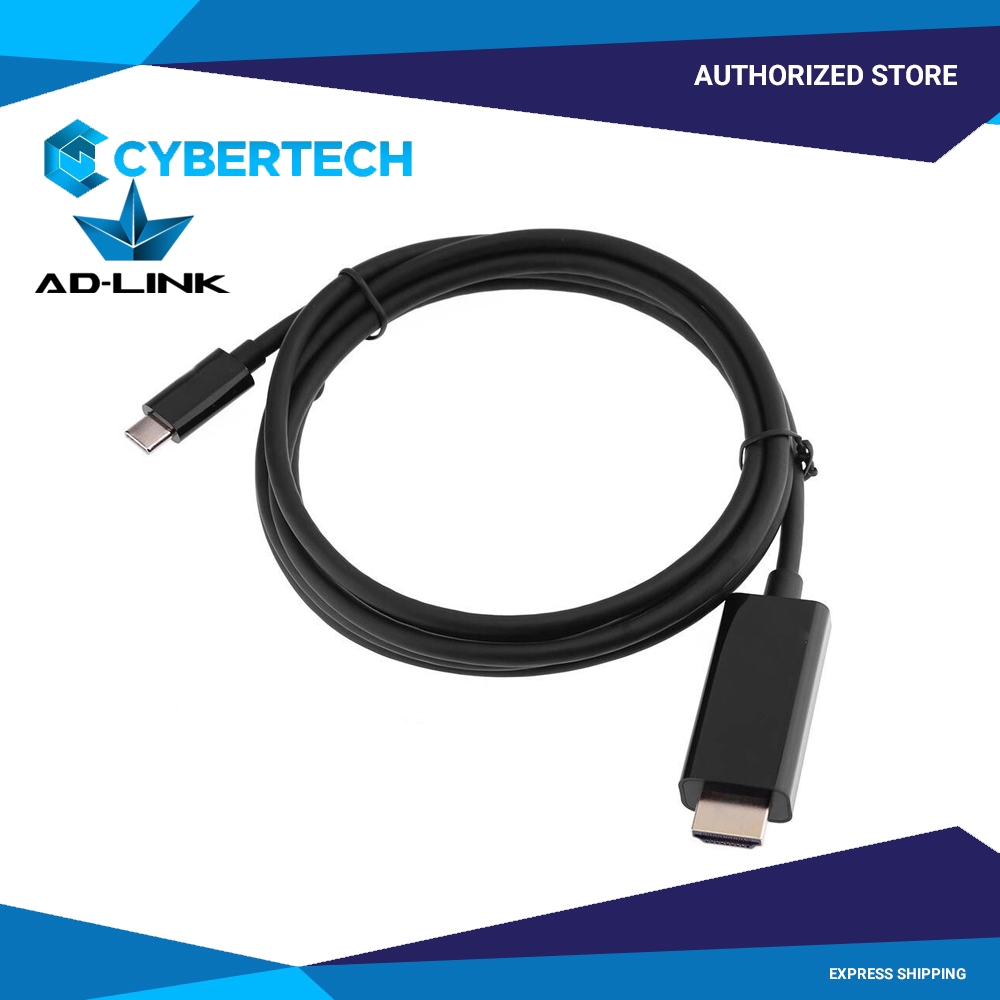 Ad-Link USB 3.1 Type C To Hdmi 4k Video Graphics Adapter Cable 1.8m ...
