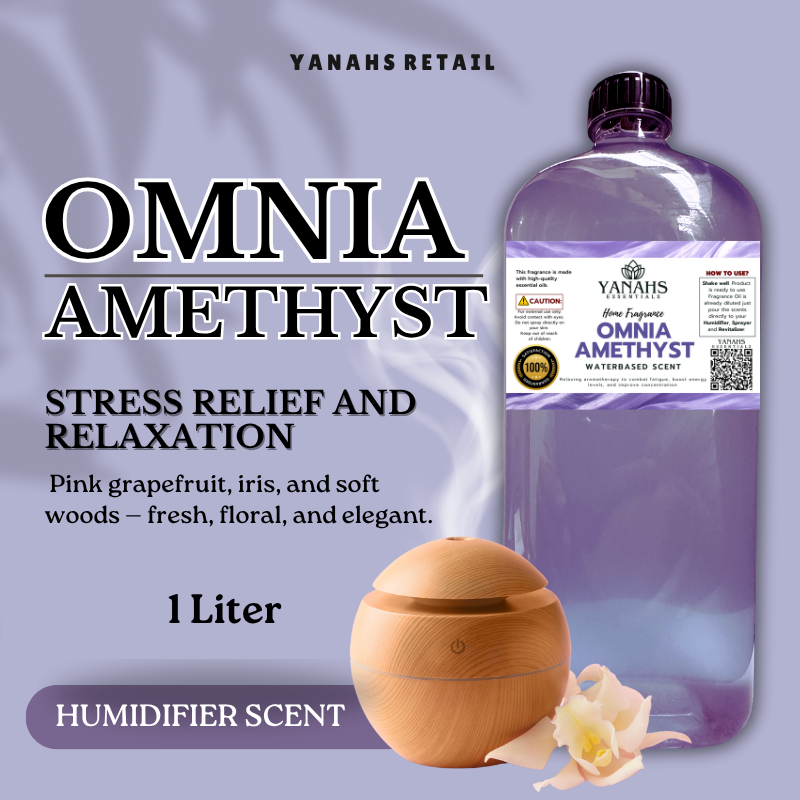 1L OMNIA AMETHYST Scent – Water-Based Fragrance for Humidifiers ...