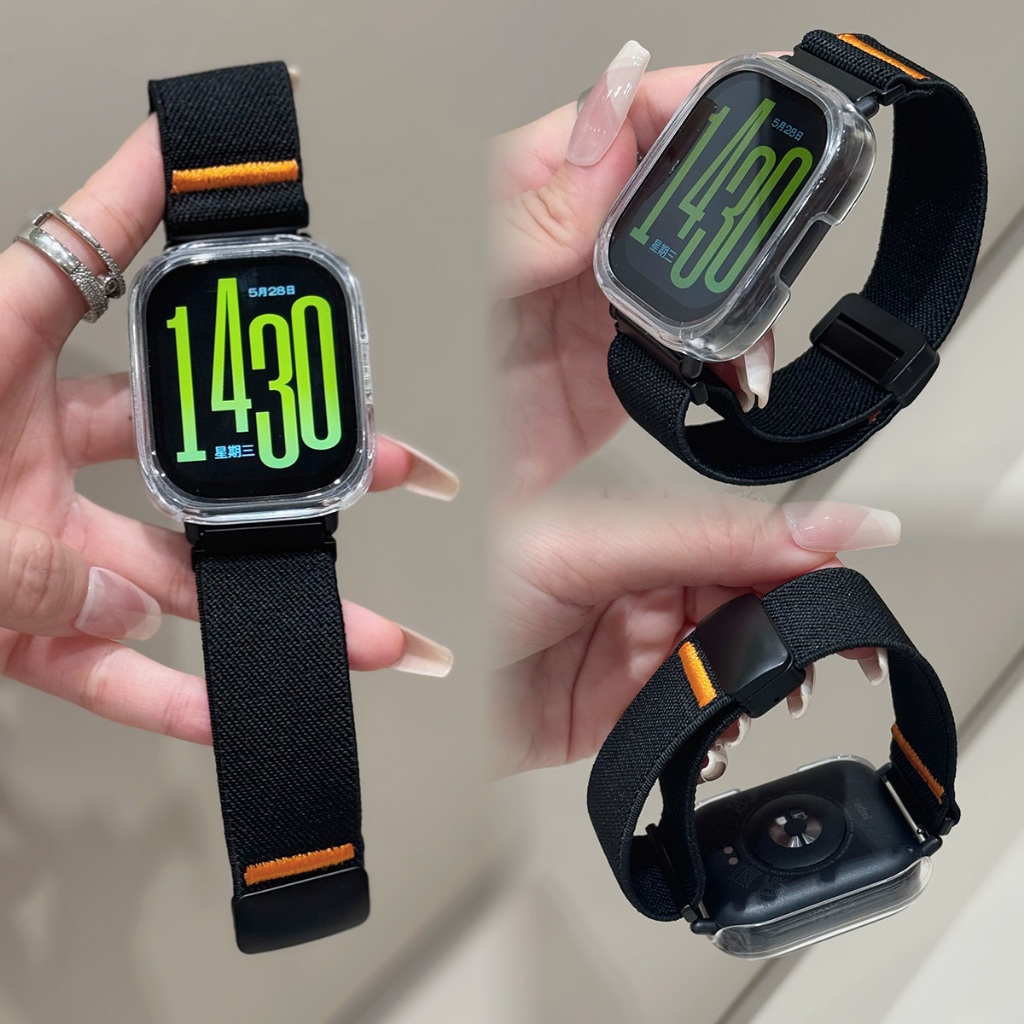 Magnetic Elastic Nylon Loop Strap for Redmi Watch 5 Active/Redmi Watch ...